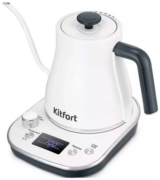 Купить электрический чайник Kitfort КТ-6684, Металл/пластик по низкой цене: отзывы, фото ...