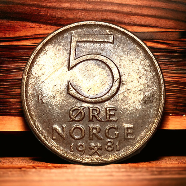 Монета Норвегия 5 эре 1981 года. Лев - купить в интернет-магазине OZON с быстрой доставкой ...
