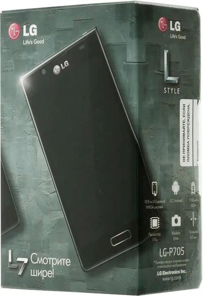 Мобильный телефон LG P705, белый - купить по выгодной цене в интернет-магазине OZON (1655842817)