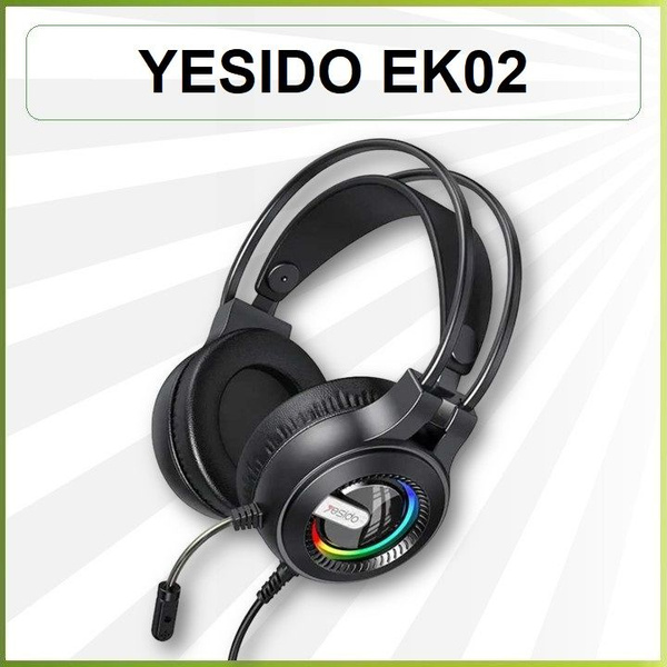 Наушники Накладные YESIDO EK02 Проводное 20 YSDEK02 купить c доставкой на OZON по низкой цене ...