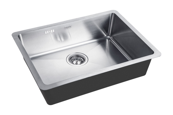 Кухонная мойка ZorG INOX HD 7444, одна чаша, сифон с сухим затвором ...
