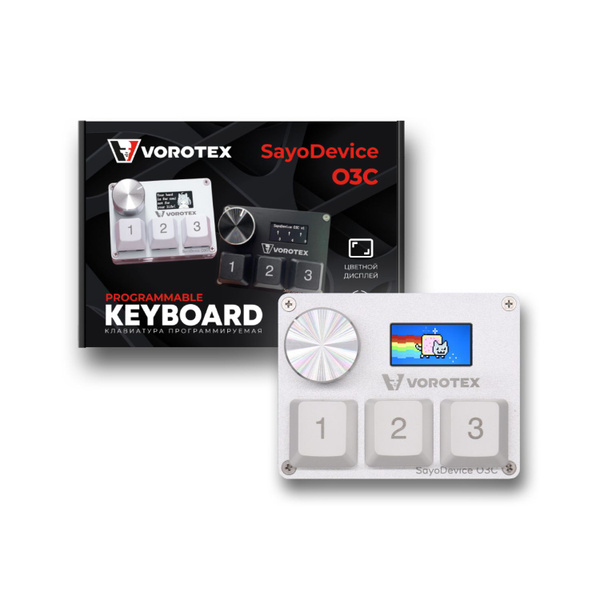 Игровая механическая программируемая клавиатура VOROTEX SayoDevice O3C ...