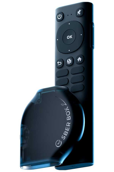 Медиаплеер Sber SberBox 2, 4K UHD 2/16Гб с Wi-Fi и Ethernet, HDMI, RJ-45 Ethernet, черный ...