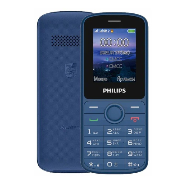 Philips Мобильный телефон Телефон Philips Xenium E2101 Dual Sim Blue, синий купить на OZON по ...