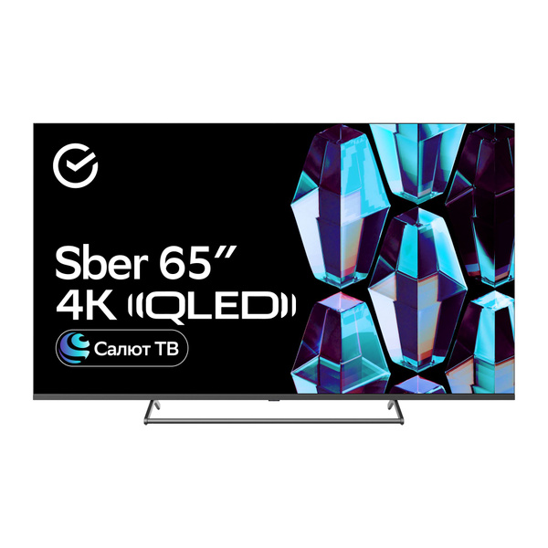 Sber Телевизор SDX-65UQ5231 65" 4K UHD, темно-серый купить на OZON по низкой цене (1868130667)