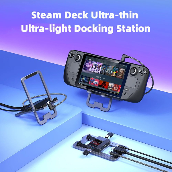 Сверхтонкая легкая док-станция Steam Deck, док-станция Steam Deck OLED ...