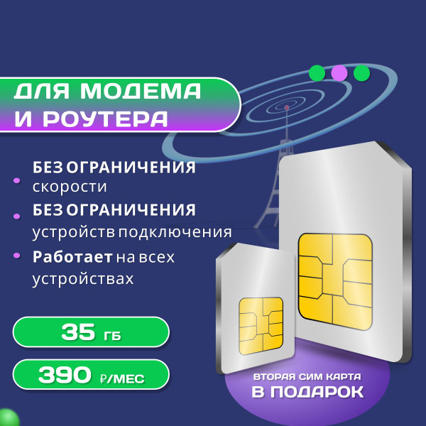SIM-карта Сим-карта для интернета по РФ (Вся Россия) - купить с ...