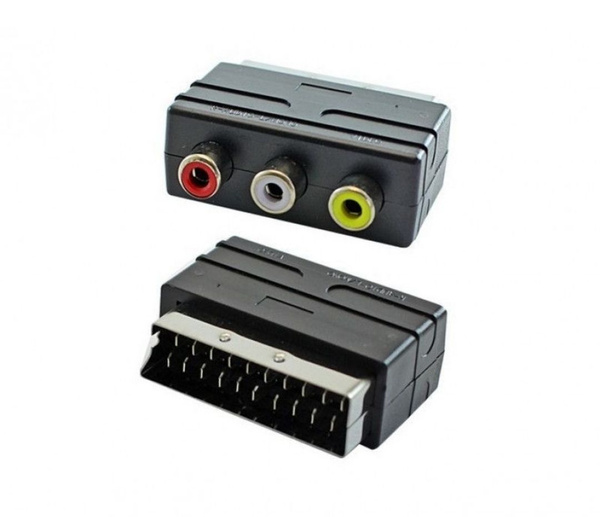 Кабель Переходник SCART-3RCA - купить по низкой цене в интернет ...
