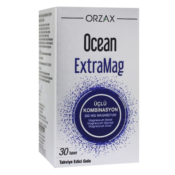 ExtraMag. Экстрамаг. Тройной комплекс магния. 200 мг, 30 таблеток ...