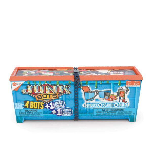 HEXBUG JUNKBOTS Industrial Dumpster Assortment Kit Собранные игрушки ...