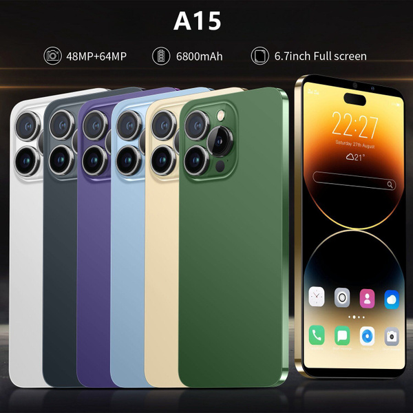 Смартфоны i15pro max 6.7 дюйма Сеть 5G Золотой 16 ГБ + 512 ГБ купить на ...