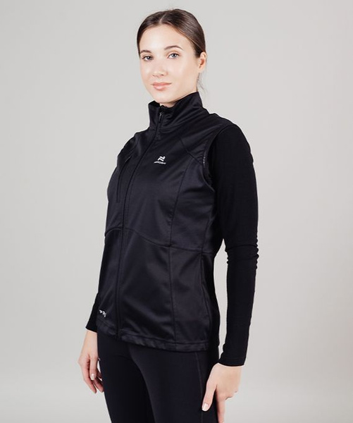 Жилет Женский NORDSKI черный Softshell, размер 46 облегающий Молния Россия купить c доставкой на ...