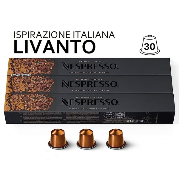 Набор кофе Nespresso LIVANTO, 3 упаковки (30 капсул) купить на OZON по ...