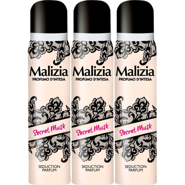 Дезодорант аэрозоль Malizia Secret Musk Защита от пота для женщин 100 ...