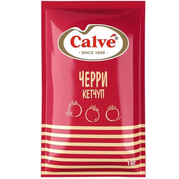 Кетчуп Черри Calve, 1кг купить на OZON по низкой цене (1738972757)