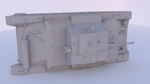 Cruiser MK1 QF 2pdr MK IX Сборная модель в масштабе 1:100 купить на ...