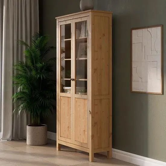 Шкаф-витрина IKEA ИКЕА, 89x36x197 см купить c доставкой на OZON по ...