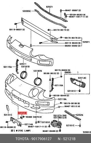 Фиксатор автомобильный Toyota, 1 шт. купить c доставкой на OZON по ...