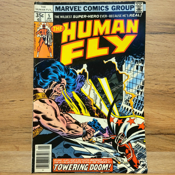 Раритетный Комикс The Human Fly #5. 1977 Год. | Lee купить на OZON по низкой цене (1755725663)