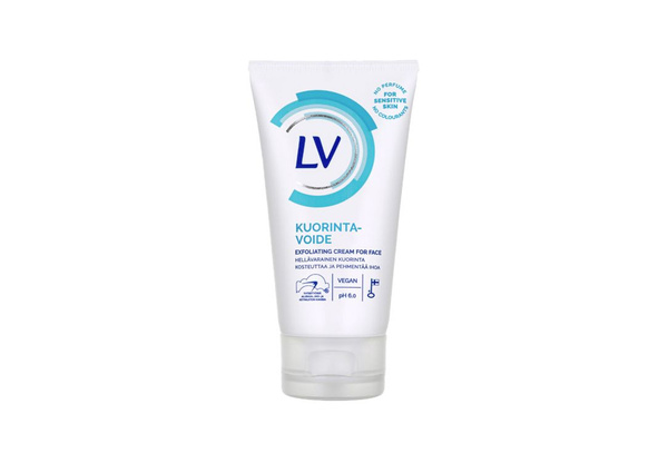 скраб для чувствительной кожи лица LV Face Peeling Cream for sensitive ...