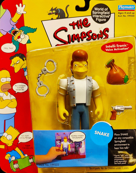 Фигурка Playmates The Simpsons Series 6 - Snake купить на OZON по ...