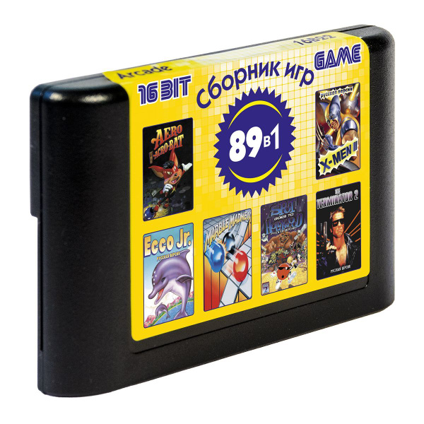 Игровой картридж Sega 89 in1 16B22 (рус) Arcade / без чехла купить c ...