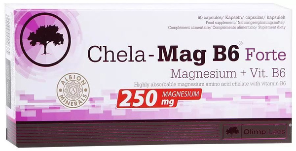 Olimp Chela-Mag B6 Forte / Олимп Хела-Маг, 60 капс. купить на OZON по ...