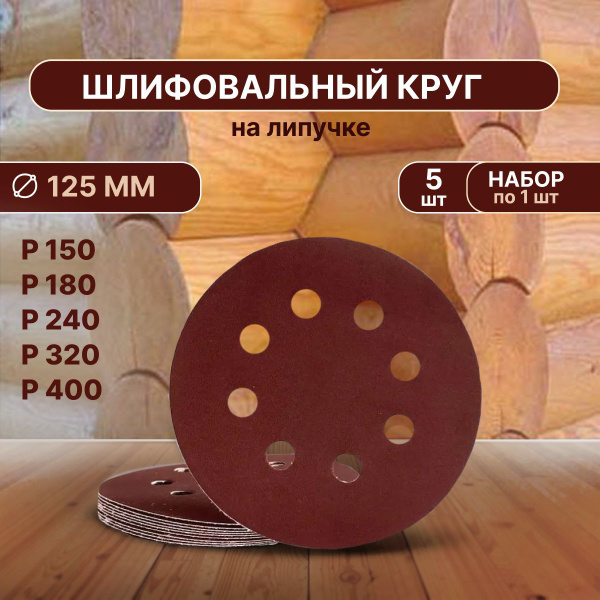 Vitatools Диск шлифовальный 125 x 1; P150, P180, P240 купить на OZON по низкой цене (1767387488)
