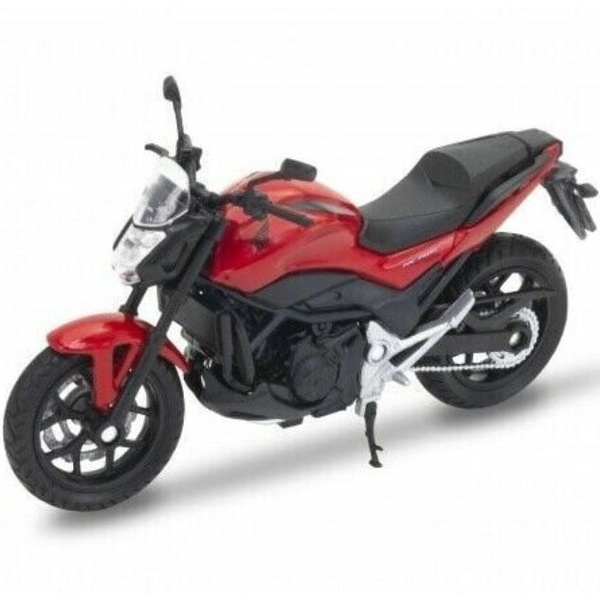 Мотоцикл Welly металлическая модель мотоцикла Honda NC750S, масштаб 1/ ...