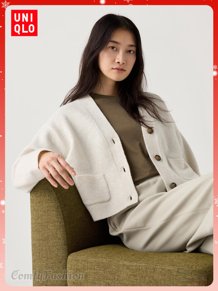 Куртка Женский Uniqlo молочный, размер 40 На любой сезон купить c доставкой на OZON по низкой ...