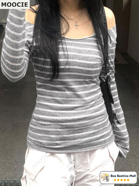 Лонгслив Женский MOOCIE светло-серый Длинный, размер 44 Лавсан Повседневный купить c доставкой ...