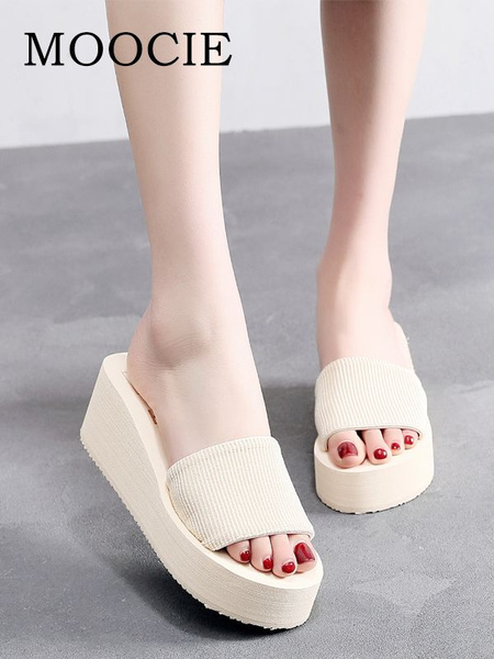 Шлепанцы Женский MOOCIE, размер 36 EVA Низкая модель Без застёжки Китай Аппликация Лето купить c ...