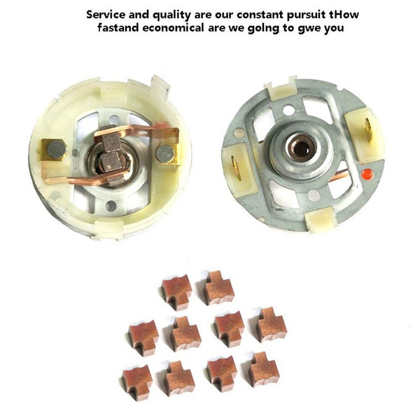 OZ-BDOT-10 шт. угольная щетка двигателя 1x держатель щетки 12 В аккумуляторная дрель-мотор ...