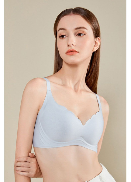 Бюстгальтер Женский Intimissimi, размер 80B васильковый Полиэстер Повседневный Китай Эластичная ...