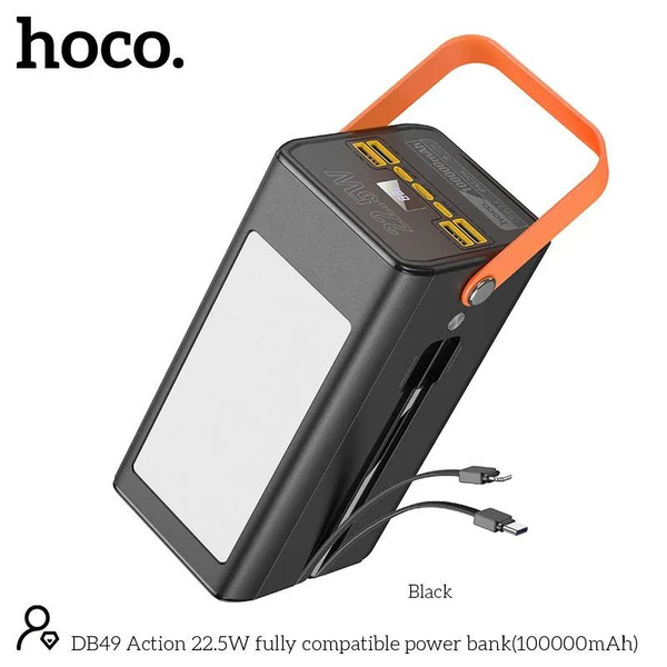 Внешний аккумулятор (Power Bank) hoco db49 купить c доставкой на OZON ...