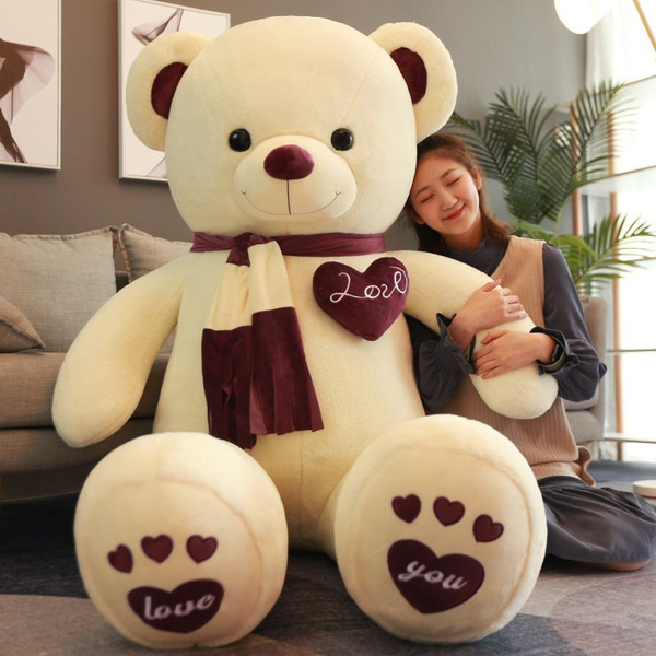 Мягкая игрушка Большой плюшевый мишка Медведь LOVE ОР - 120 см купить ...