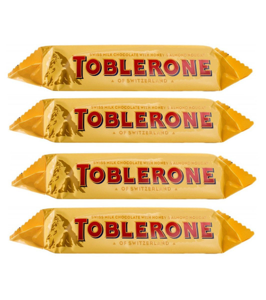 Шоколад Toblerone 4 уп по 36гр (батончик) купить на OZON по низкой цене ...