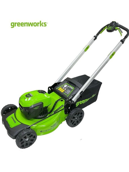 Газонокосилка аккумуляторная самоходная Greenworks GD40LM48SP 48см, б/щ ...