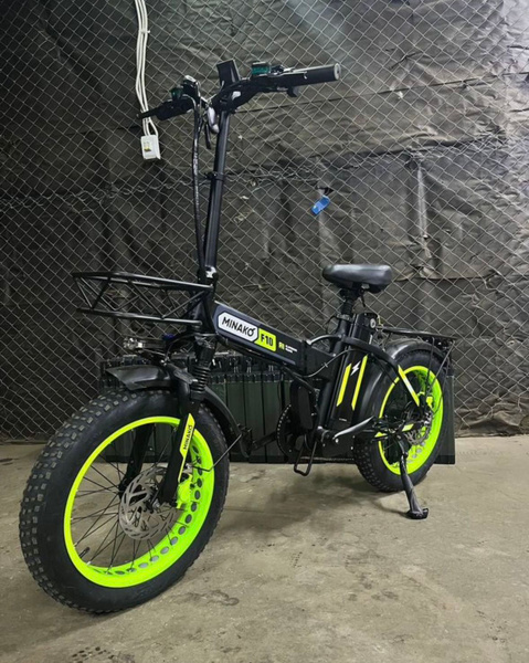 Электровелосипед Minako F10 Pro 2025, 48V/15AH купить на OZON по низкой цене в Беларуси, Минске ...