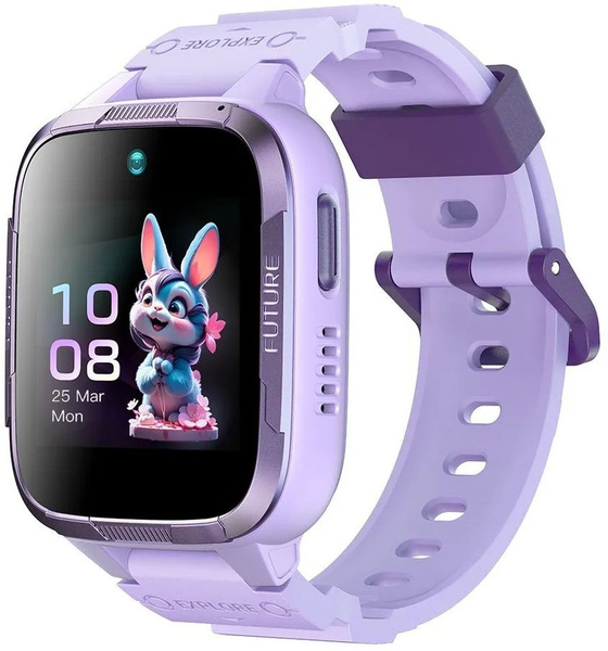 Смарт-часы Honor Kids Watch Plus 4G TAR-WB01 48.5мм 1.3" TFT фиолетовый ...