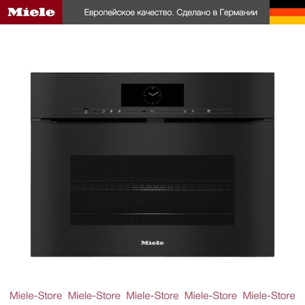 Встраиваемый компактный электрический духовой шкаф Miele H7840BMX OBSW ...