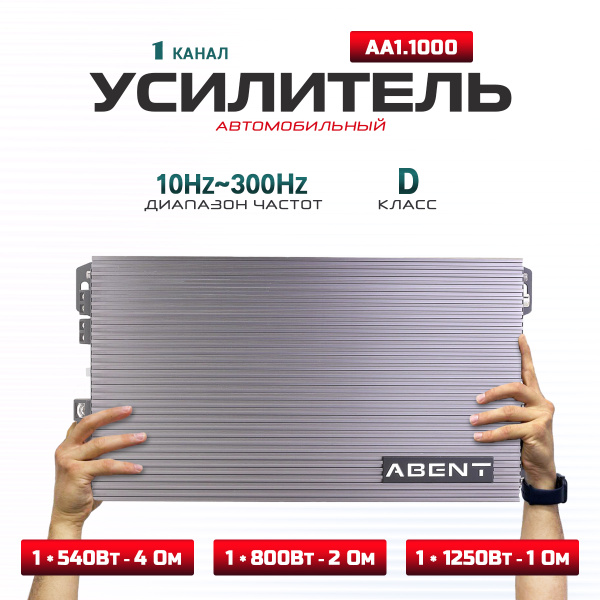 AA1.1000 Усилитель автомобильный 1 канальный Class D купить на OZON по низкой цене (1696013451)