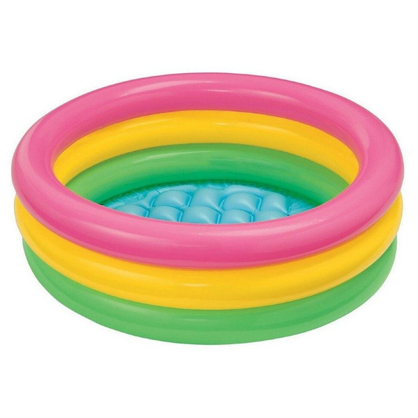 Бассейн ДЕТСКИЙ надувной INTEX 57113 "Единорог"/от 1 года/127x102x69см ...