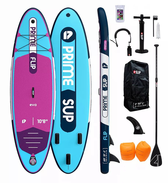 Сапборд PRIME 10.8x33x6 Flip light blue S25 (320x84x15 см) надувной ...