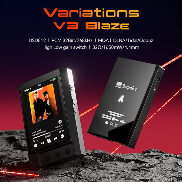 MP3-плеер TempoTec V3 Blaze+Case ,цифровой аудиоплеер,hi-fi mp3-плеер ...