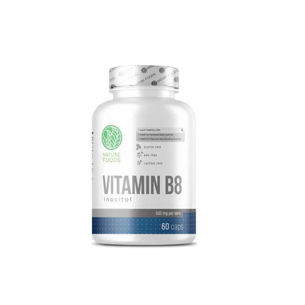 Витамины Nature Foods Vitamin B8 500mg 60 caps купить на OZON по низкой ...