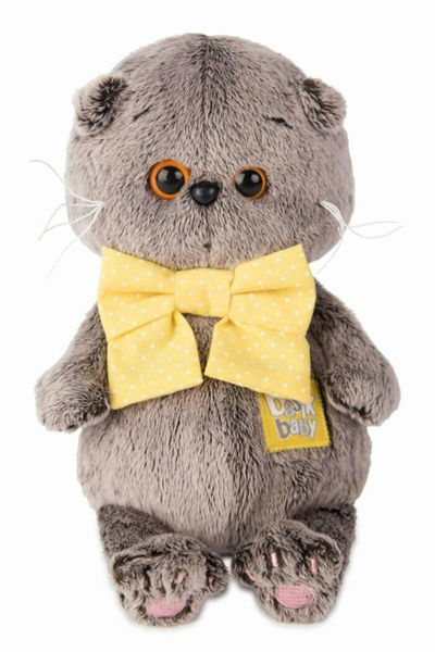 Игрушка мягкая BASIK baby Басик BABY в бантике 20см купить на OZON по ...