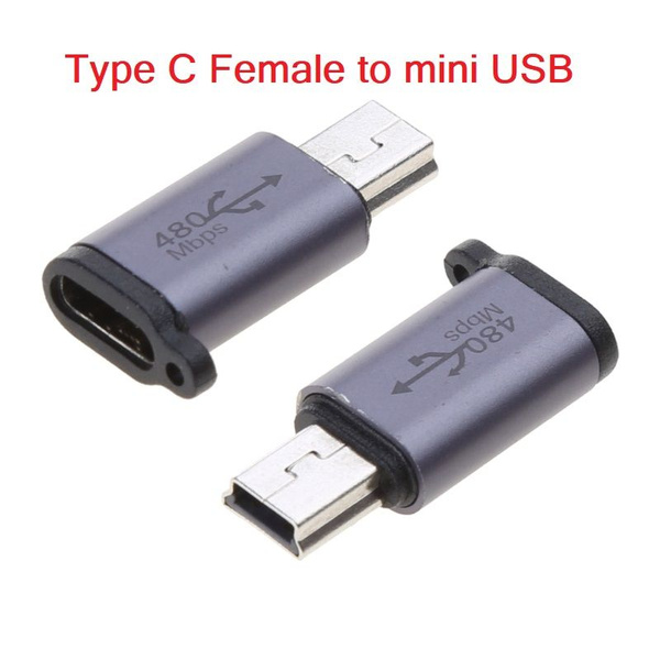 Usb C MicroUSB адаптер Миниатюрный Type C MiniUSB преобразователь 480Mbps купить на OZON по ...