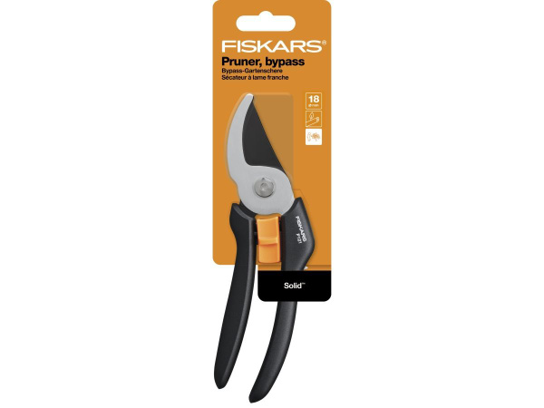 FISKARS Секатор садовый плоскостной Solid P121 (1057160) купить на OZON ...