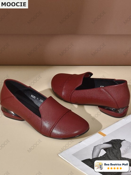 Мокасины Женский MOOCIE красная слива, размер 36 Без застёжки Демисезон купить c доставкой на ...